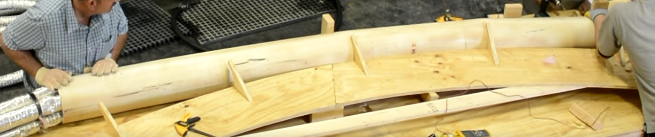 Bending 8" Schedule 40 PVC PIpe with PVC Bendit